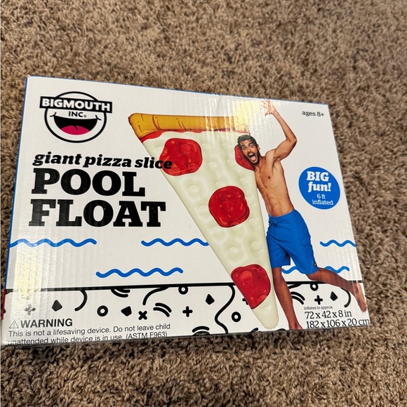 Big Mouth Inc | Other | Bigmouth Giant Pizza Slice Pool Float New In ...